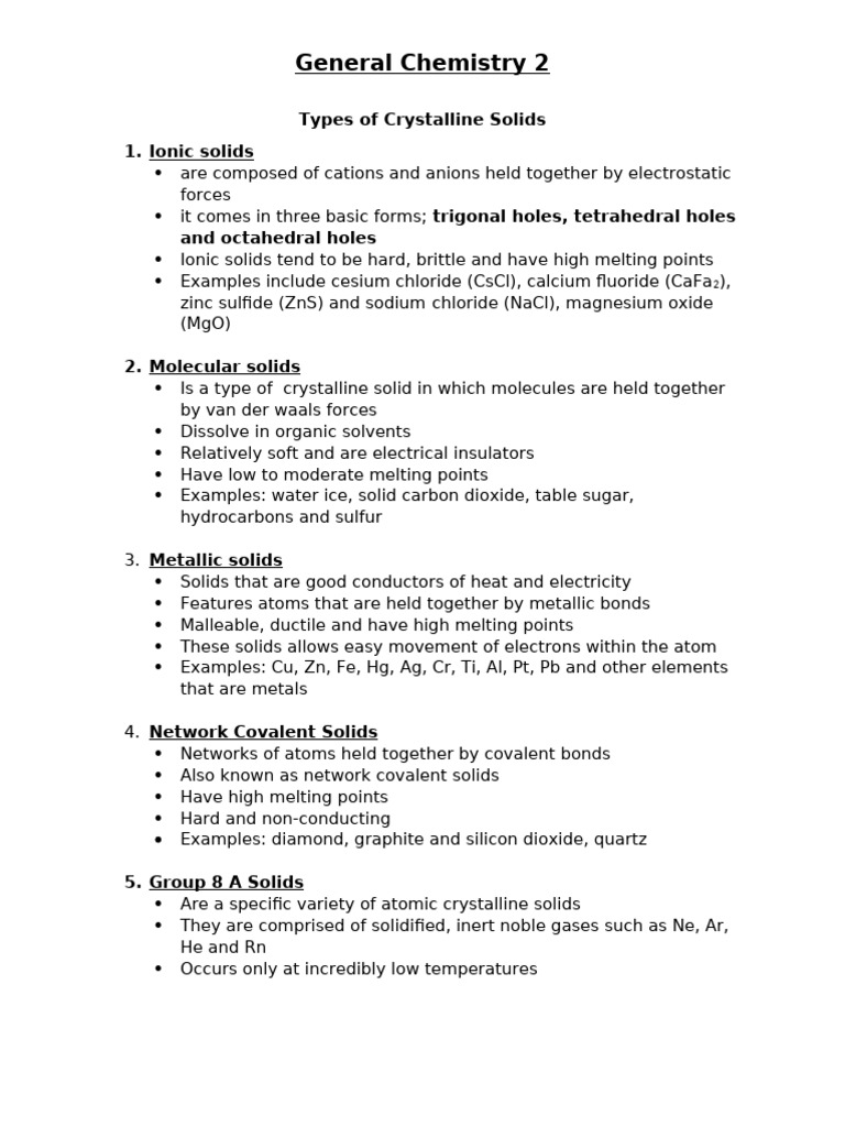 Handouts | PDF | Intermolecular Force | Chemical Polarity