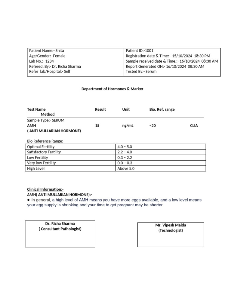 AMH Format | PDF