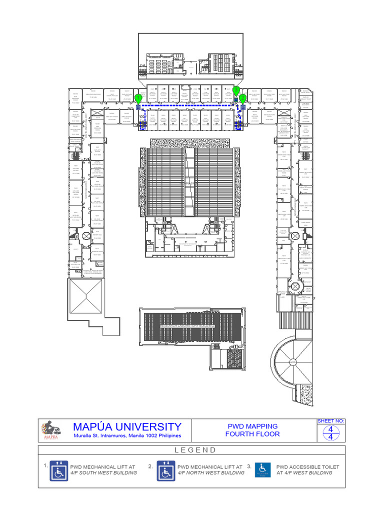 PWD-MAPPING-FOURTH-FLOOR-LAYOUT-100223 | PDF | Bathing | Bathroom