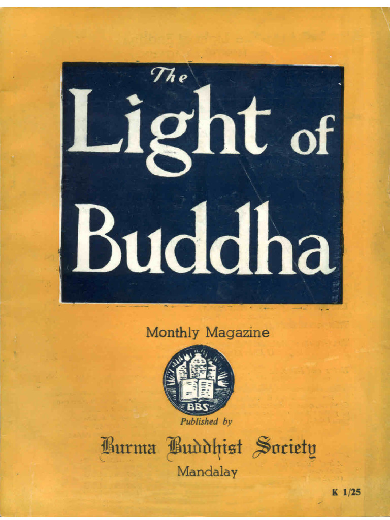 The Light of Buddha: January 1958 Edition | PDF | Noble Eightfold Path ...