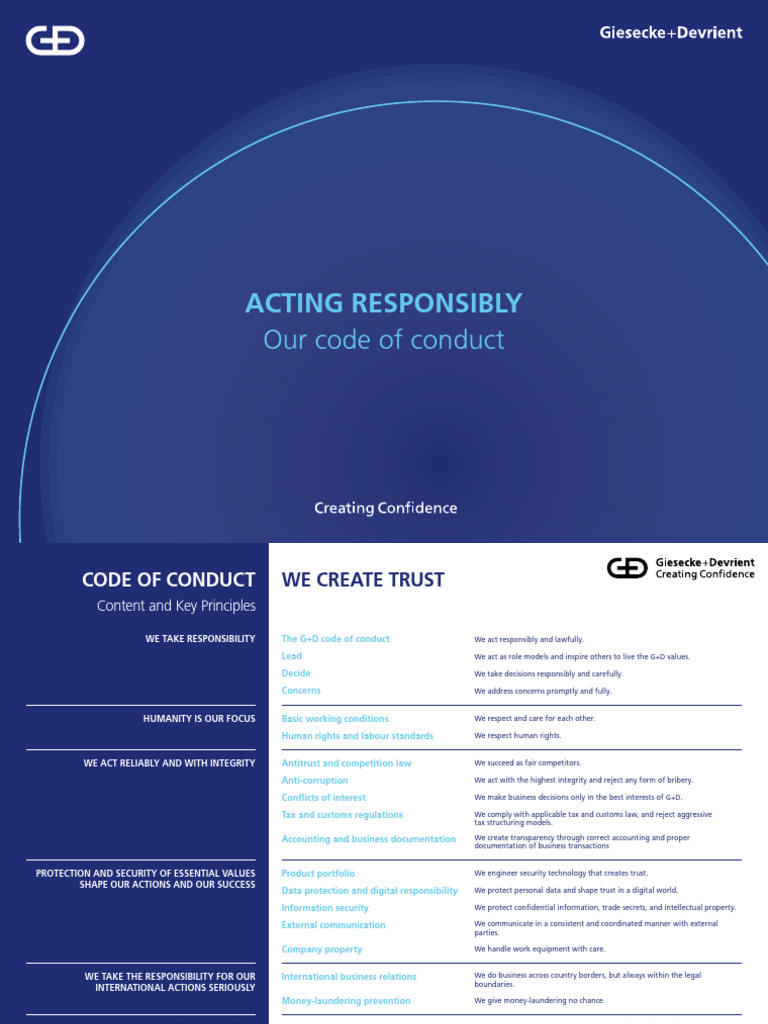 GD - Code of Conduct en Barr | PDF | Competition Law | Taxes