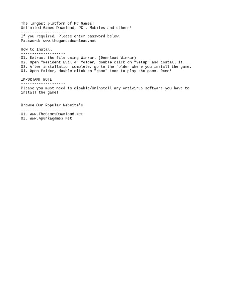 Read Me First - Instruction | PDF
