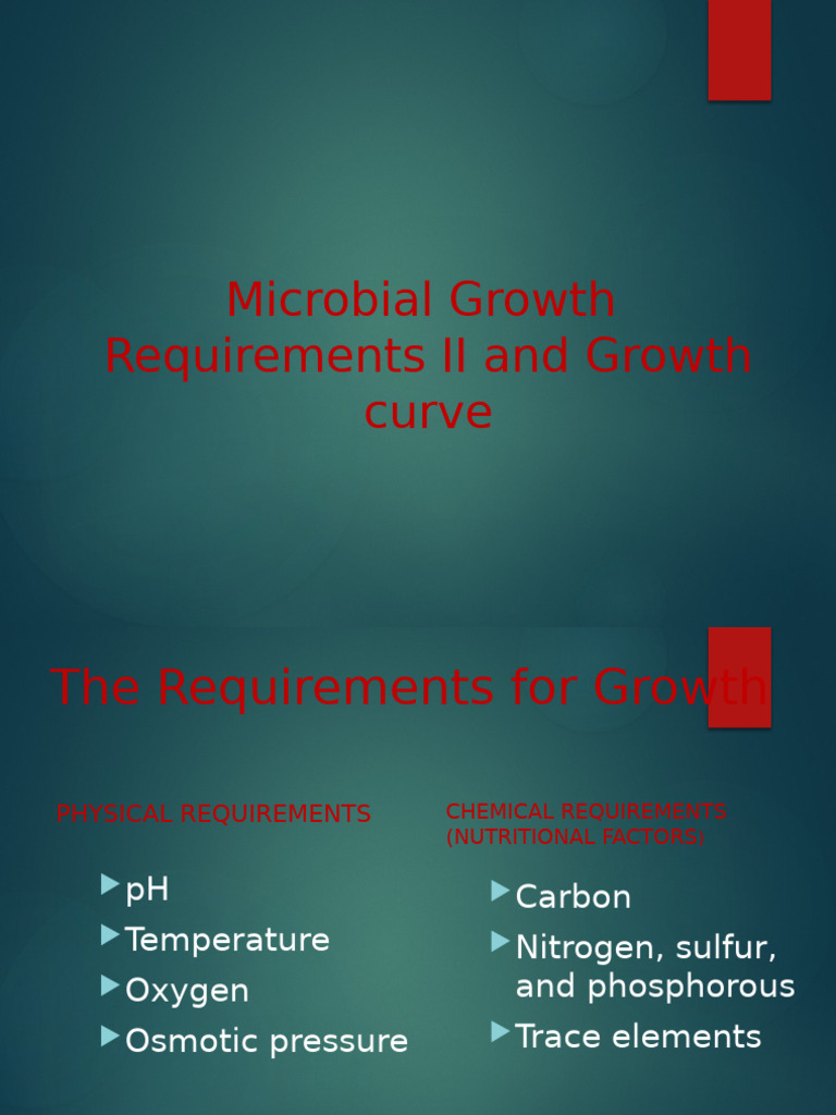 lec3 bacterial growth. | PDF | Osmosis | Bacteria