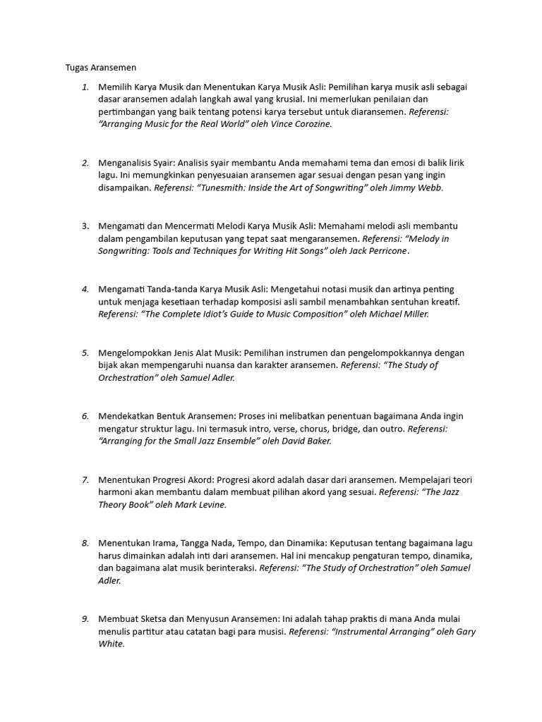 Aransemen | PDF
