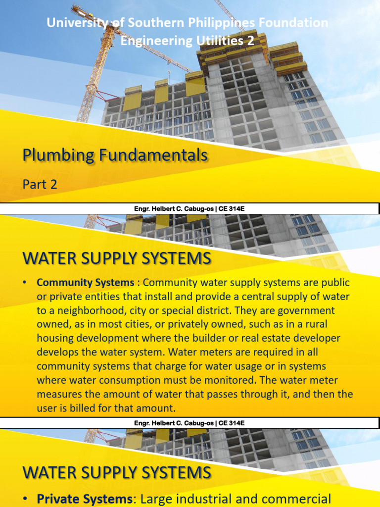 Lesson 2 Plumbing Fundamentals Part 2 | PDF | Pipe (Fluid Conveyance) | Valve