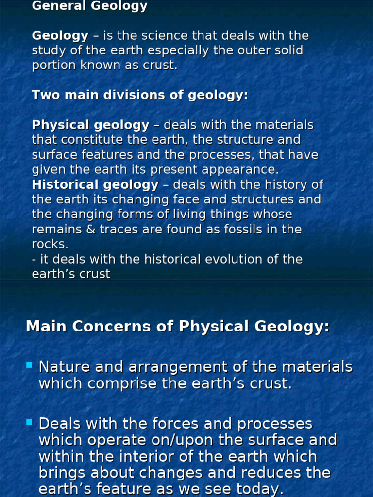 General Geology | PDF | Cosmic Dust | Earthquakes