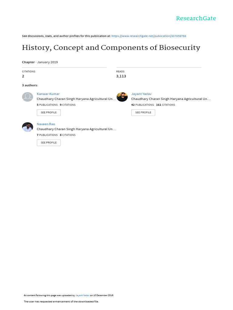 Bio Security | PDF | Nitrate | Nanotechnology