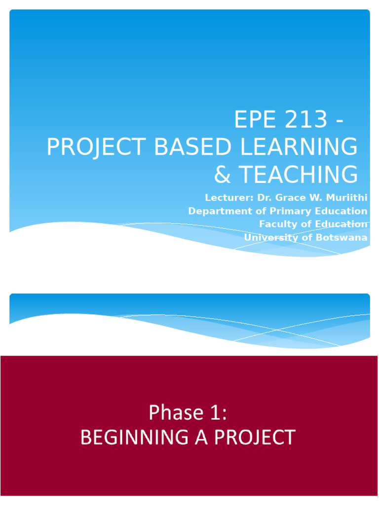 Lecture 6 - Pre Project Activities | PDF | Hypothesis | Teachers