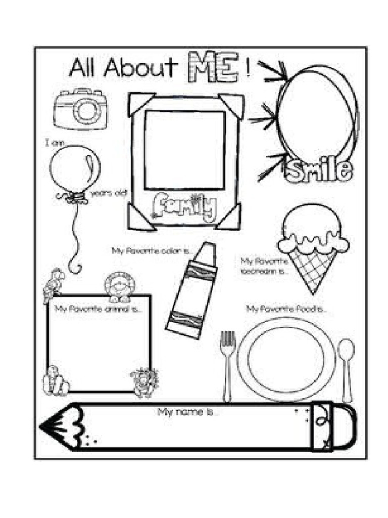 All About Me Sample Template | PDF