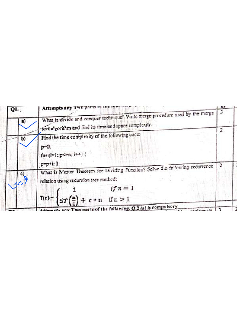 Algorithms Unit 1.. | PDF