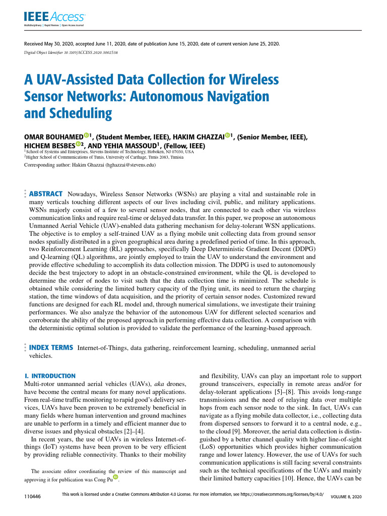 DONE - 2020 - A - UAV-Assisted - Data - Collection - For - Wireless - Sensor - Networks ...