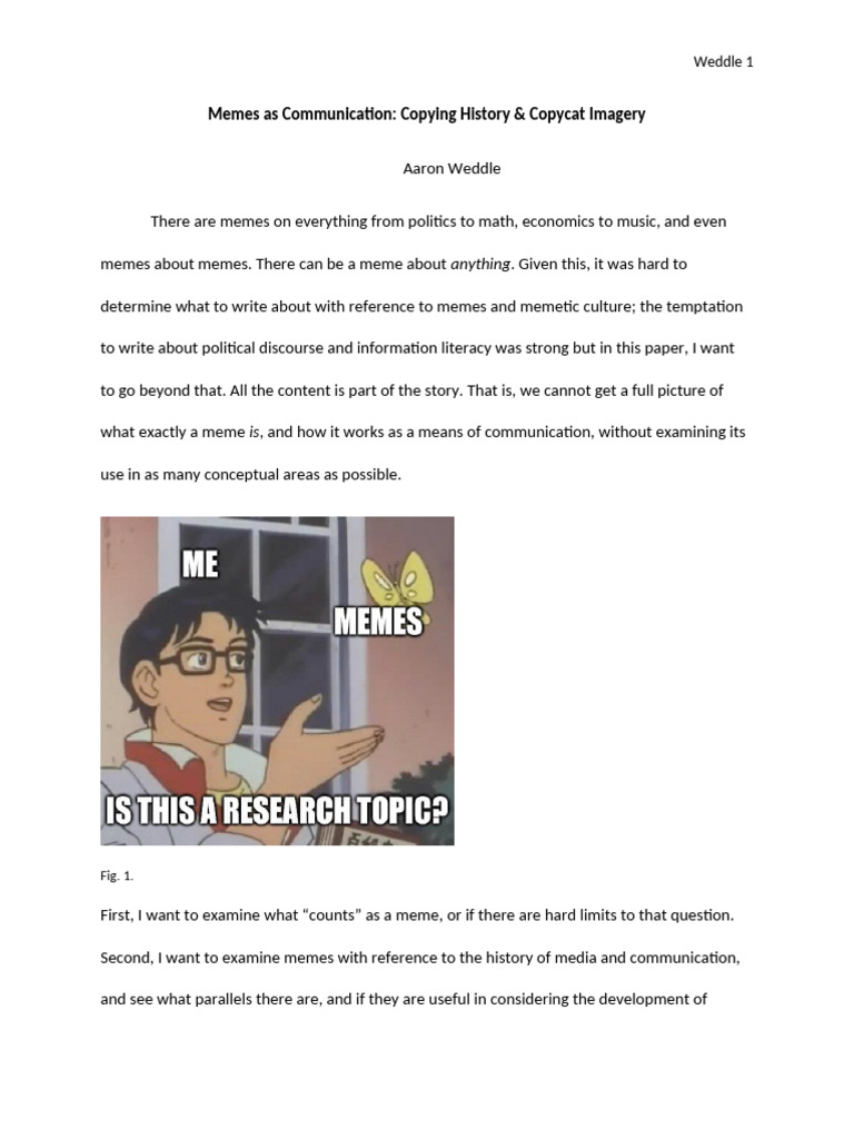 Memes As Communication Copying History A | PDF | Meme