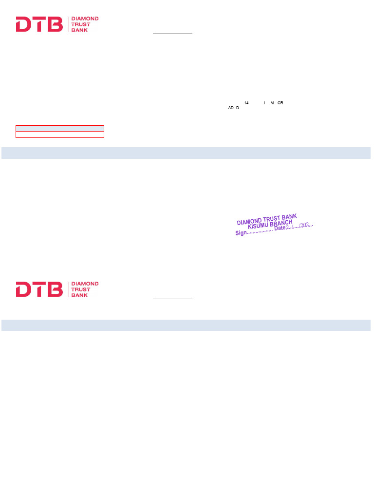 JOSEPH-BANK-STATEMENT-DTB | PDF | Banks | Debits And Credits