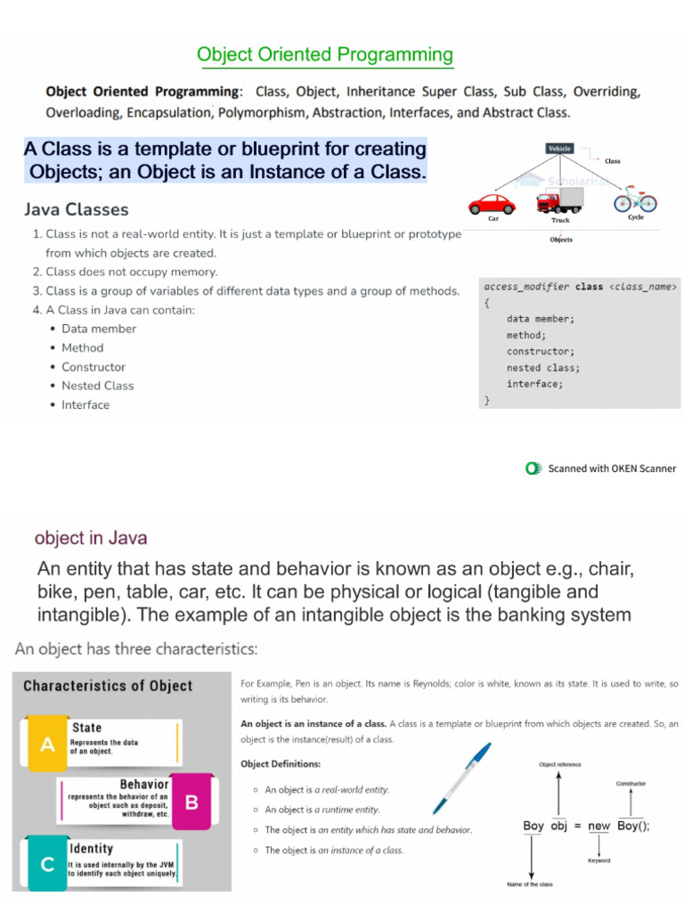Unit 1 Oops With Java Part 2 | PDF