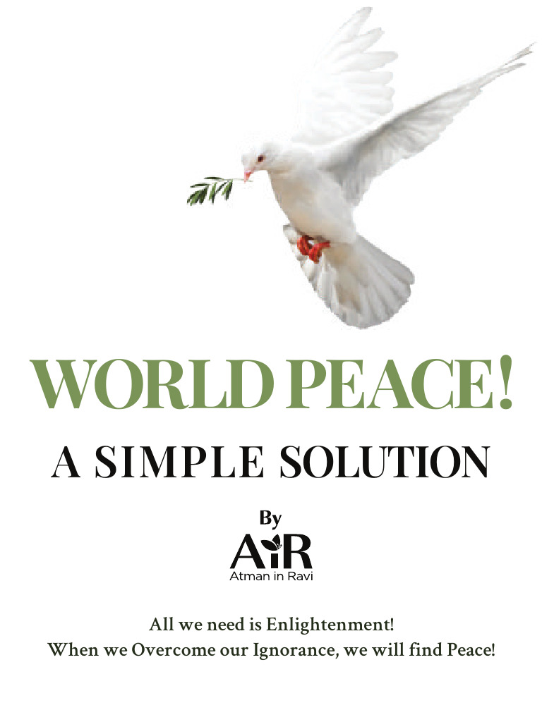 World Peace Booklet Booklet by AiR Atman in Ravi | PDF | Soul | Peace