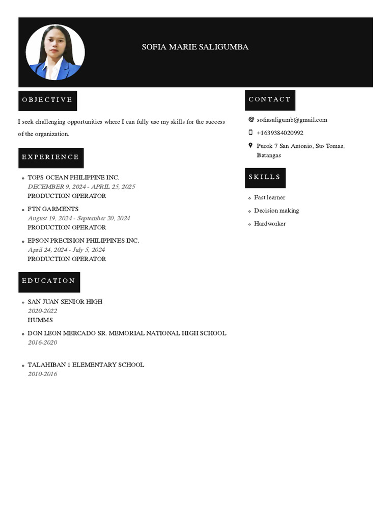 Resume - 2025 04 25 111047 | PDF