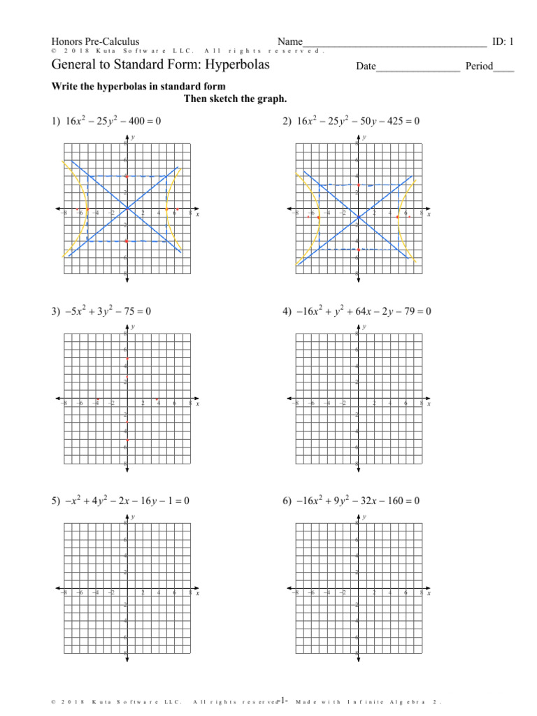 1731750766-General To Standard Form Hyperbolas | PDF | Algebraic ...