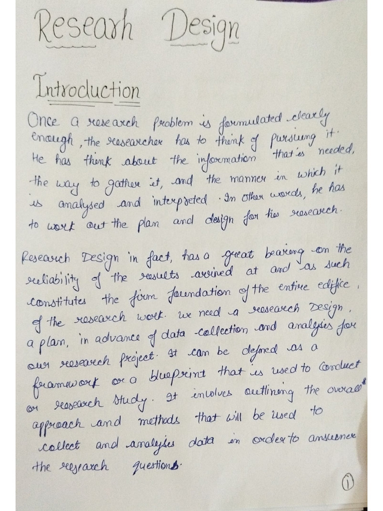 Research Design | PDF