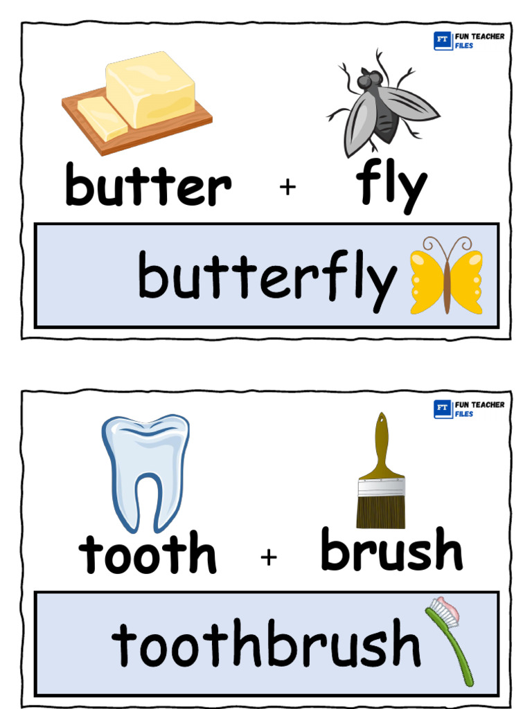 Compound Words Flashcards | PDF