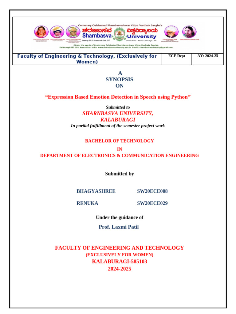 Synopsis - Certificate - Reference | PDF