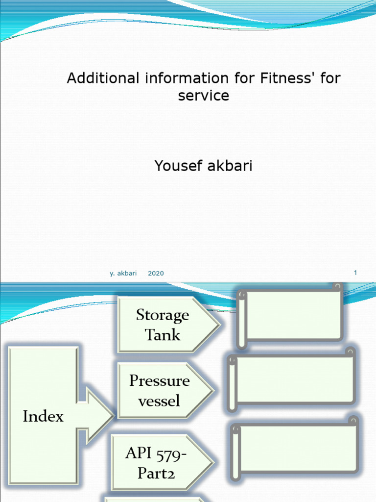 Additional Information For FFS API 653 510 579 | PDF | Pressure | Steel