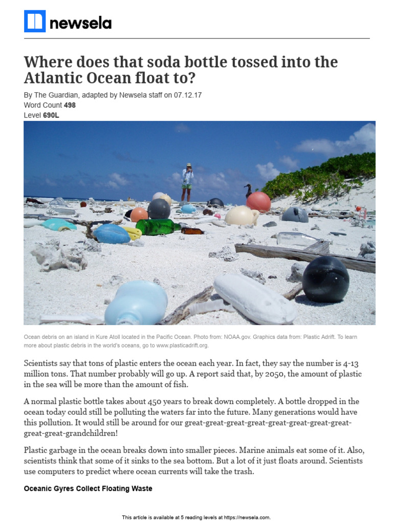 Elem Plastic in Oceans G4 | PDF | Hydrography | Oceanography