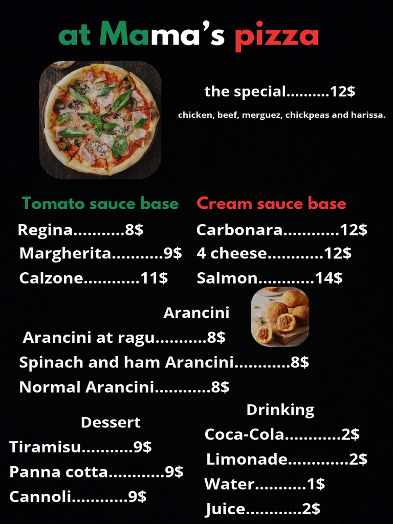 At Mama's Pizza PDF | PDF