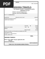 Bus Ticket Format in Word | PDF