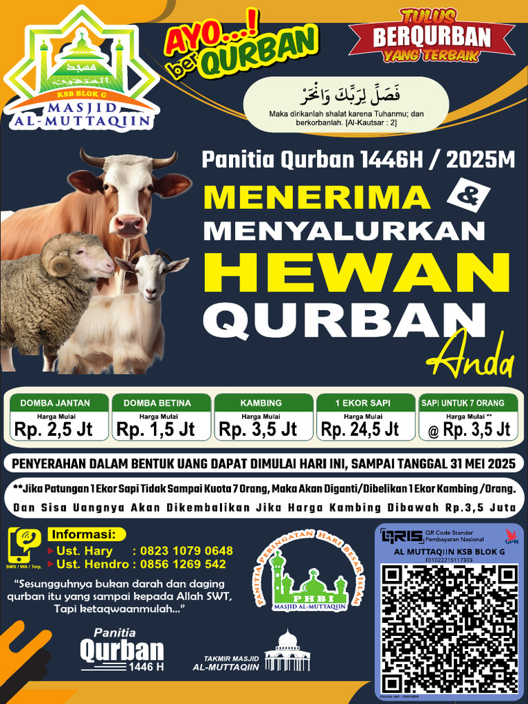 Flyer Qurban 2025 | PDF