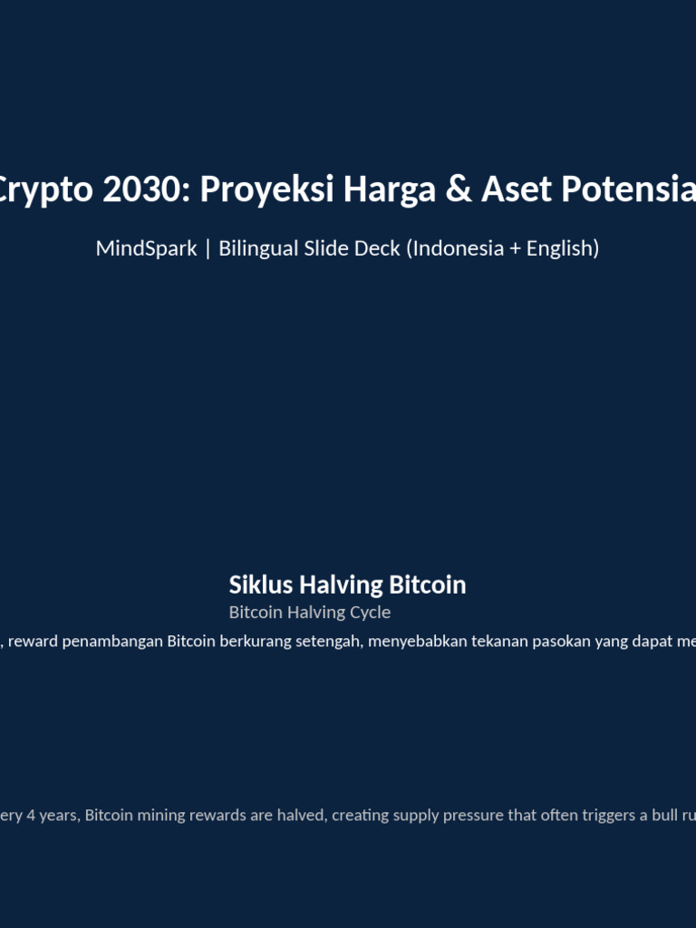 Crypto 2030 MindSpark Bilingual Final (1) | PDF
