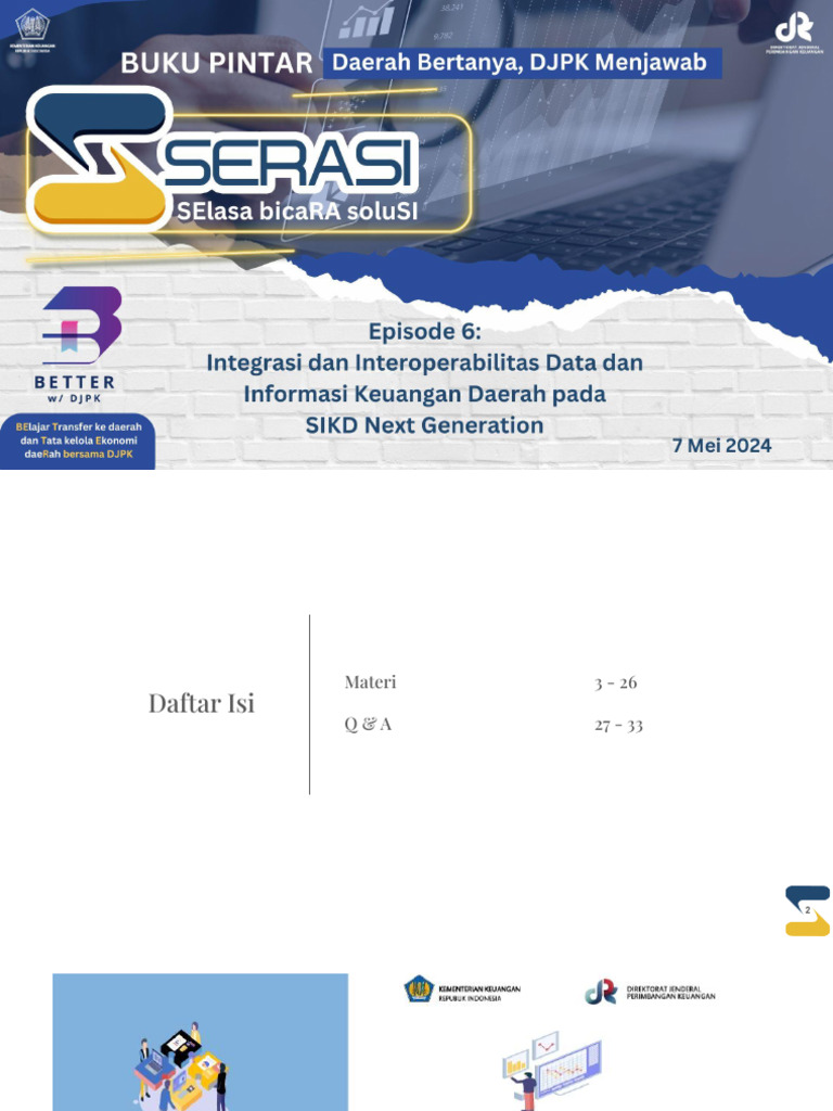 DJPK Integrasi SIKD | PDF