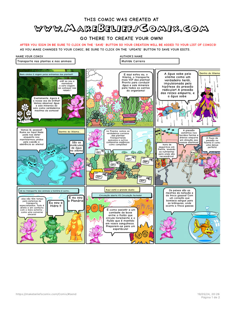 Trabalho BD - Transporte Nas Plantas e Nos Animais | PDF