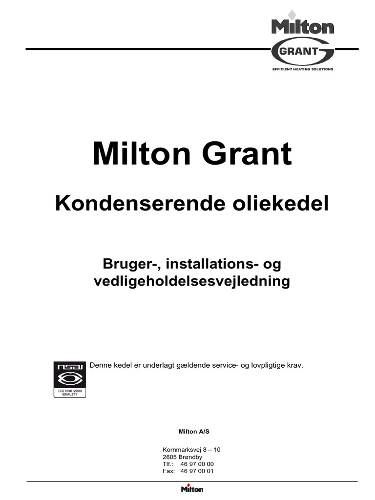 Generel Information - Milton | PDF