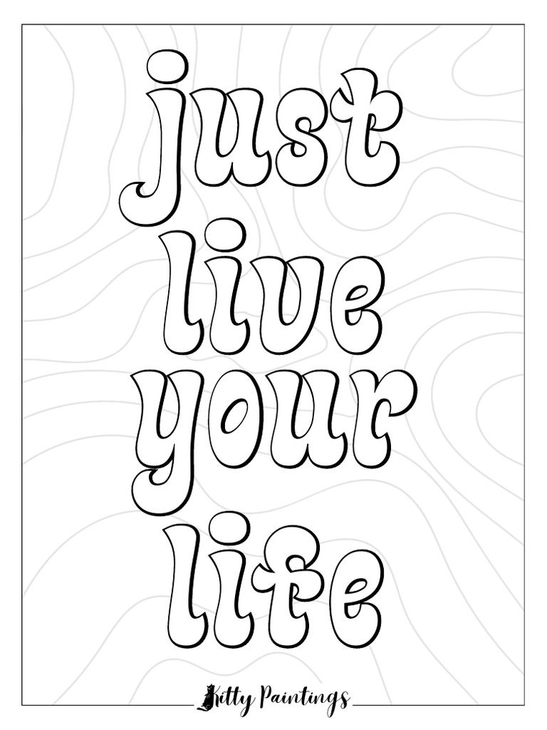 Preppy Coloring Pages 24 Compressed | PDF