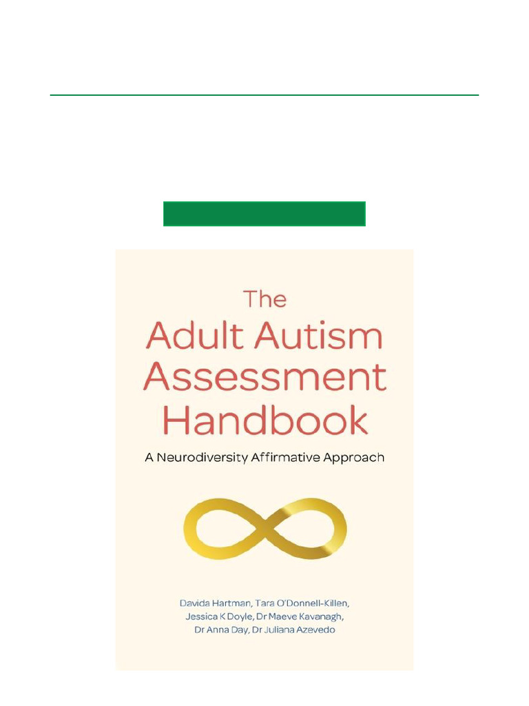 Adult Autism Assessment Handbook | PDF | Autism | Mental Health