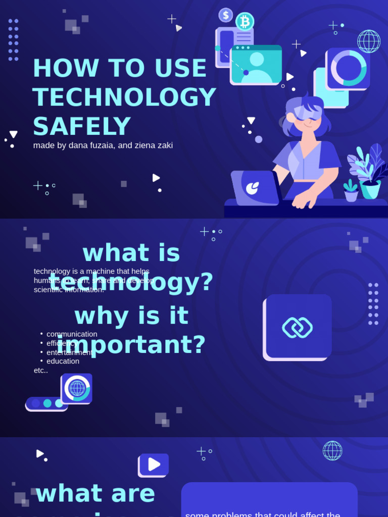 How To Use Technology Safely | PDF | Cyberwarfare | Security