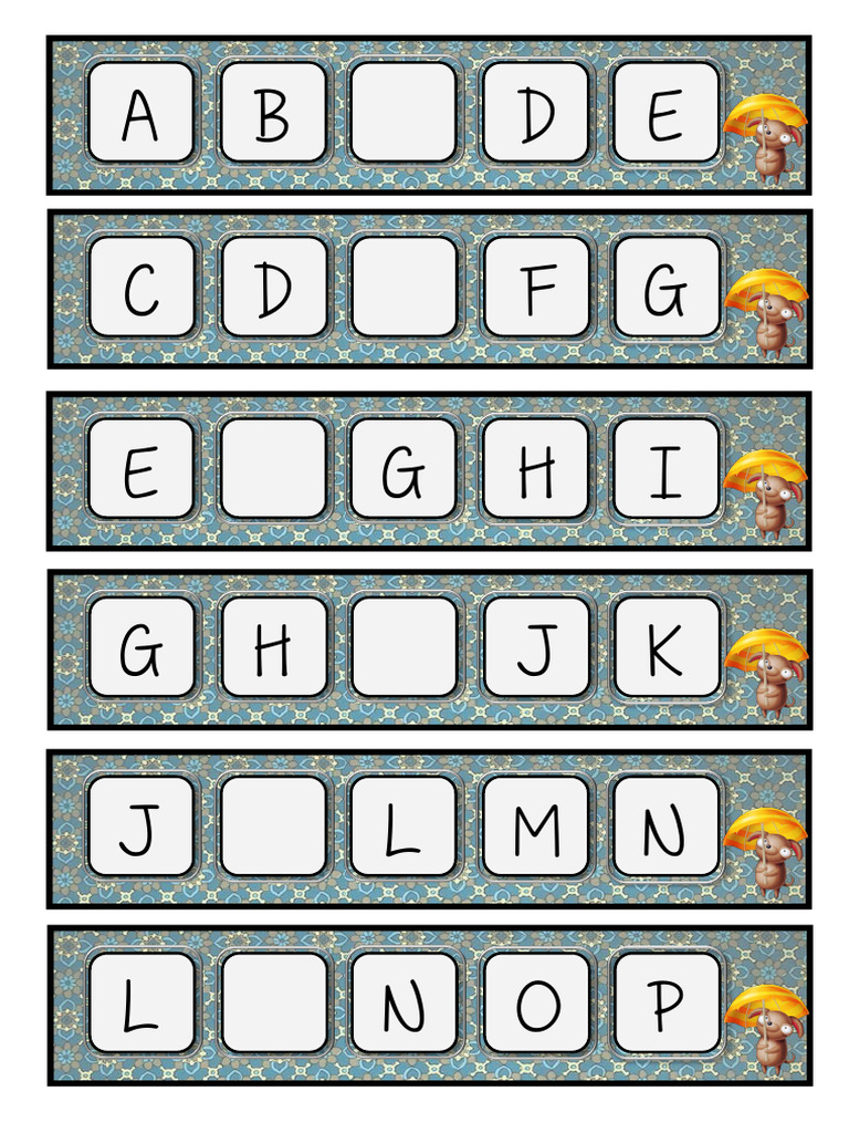 Compléter Alphabet | PDF