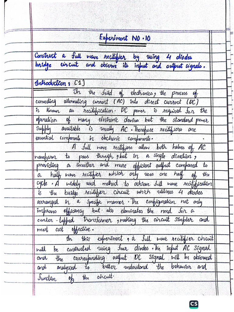 AP Lab Experiment No. 10 | PDF