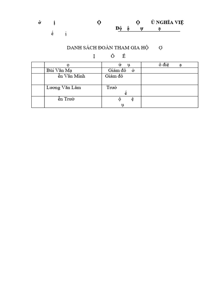 Danh Sách Tham Gia ITE 2023 | PDF