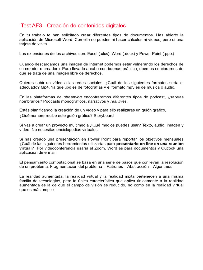 AF3. Teoría | PDF
