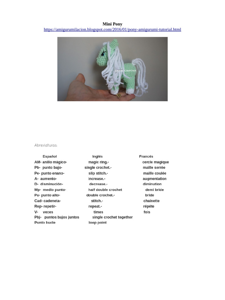 Mini Pony | PDF