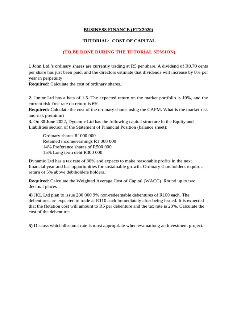 Tutorial COC Questions PB | PDF