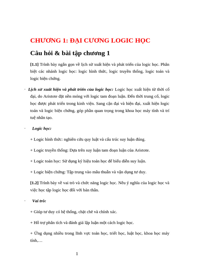 BT LOGIC HỌC - N4 - LOP T3 (4-6) - HK2 - 2025 | PDF