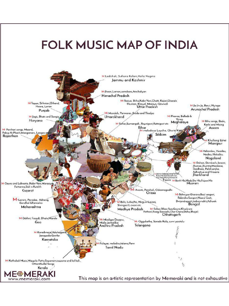 Folk Music Map of India 2019 | PDF