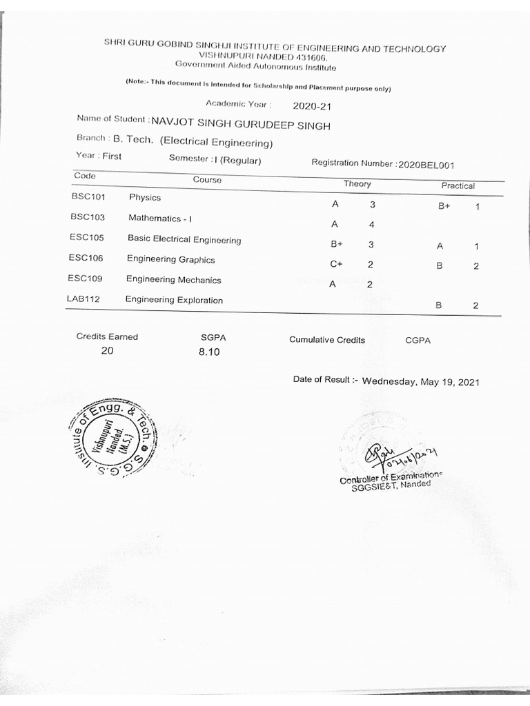 2020237420_Sem1 | PDF