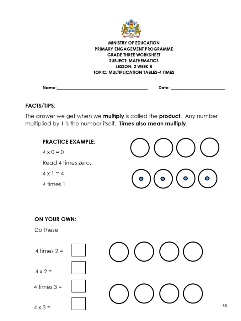 Grade 3 Mathematics Week 8 Lesson 2 | PDF