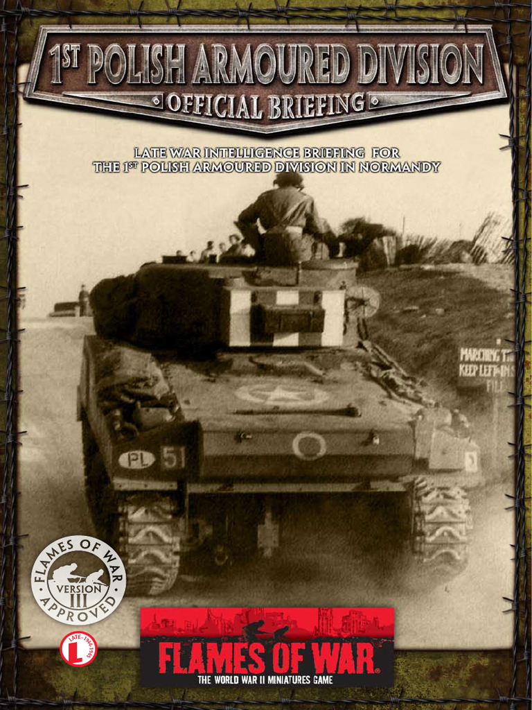 Polish 1st Armoured Division in WWII | PDF | Platoon | Regiment