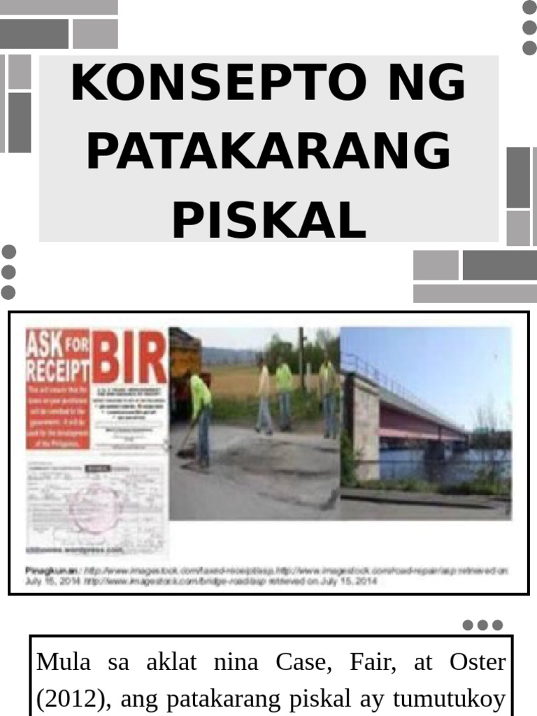 Konsepto NG Patakarang Piskal | PDF