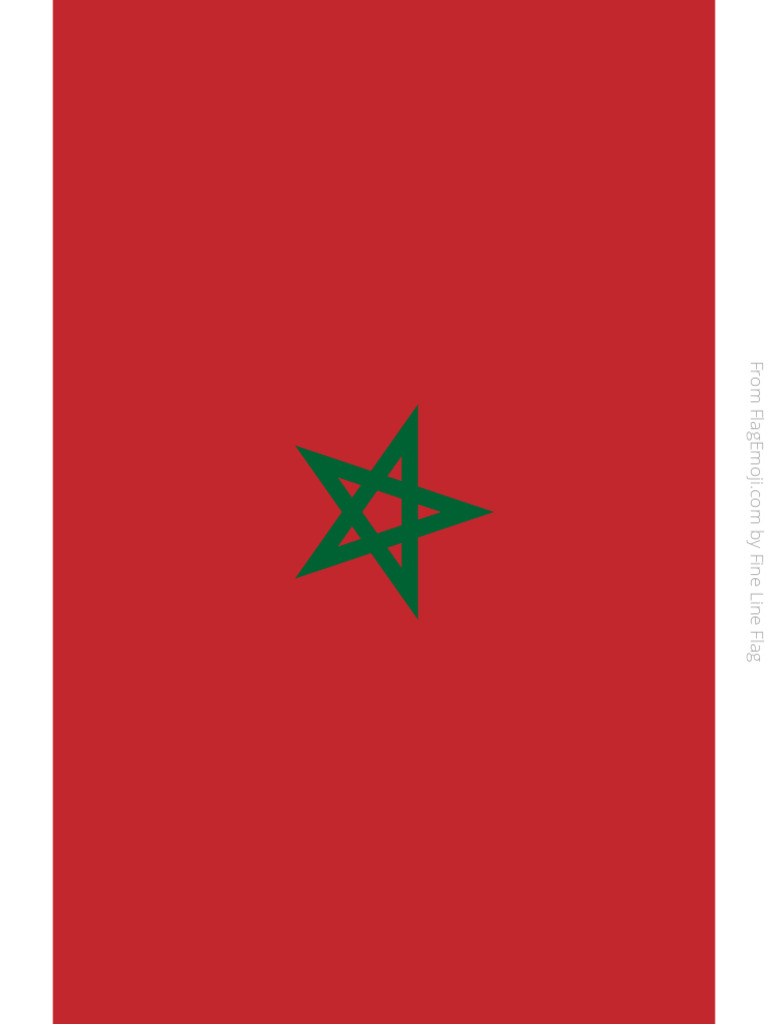 Morocco Printable Flag | PDF