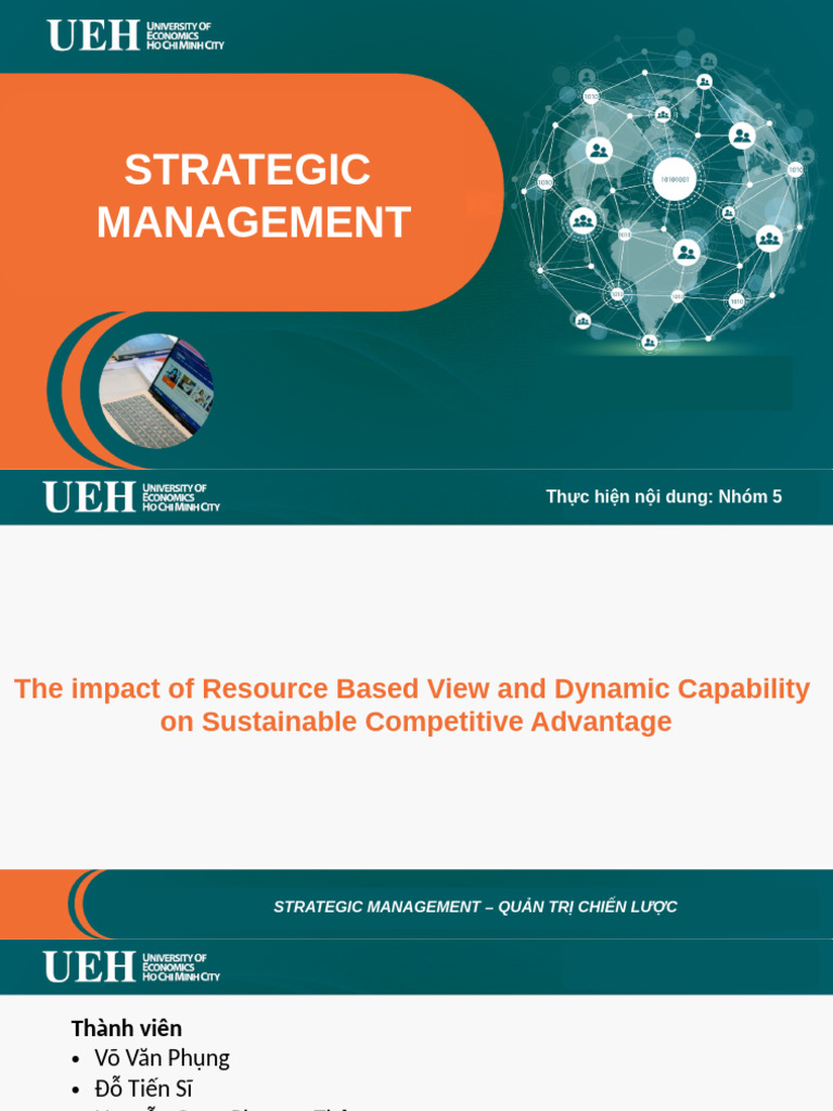 (PPT. Nhóm 5) (The Impact of Resource Based View and Dynamic Capability ...